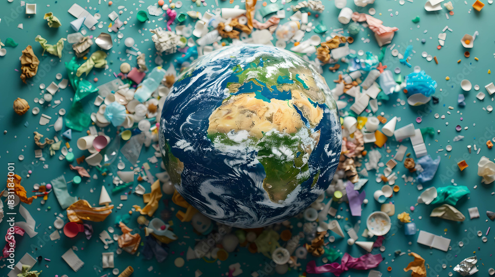 The amount of plastic waste increases each year around the world ...