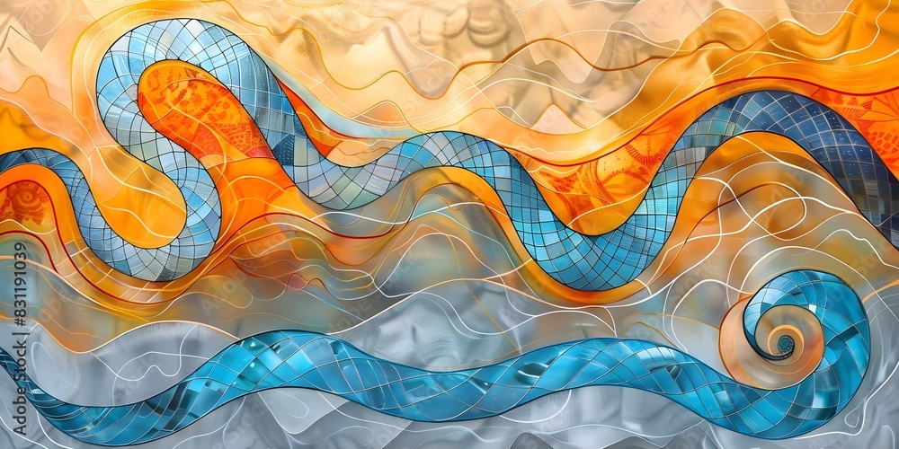 Dreamtime creation story of Australian Rainbow Serpent mountains rivers ...