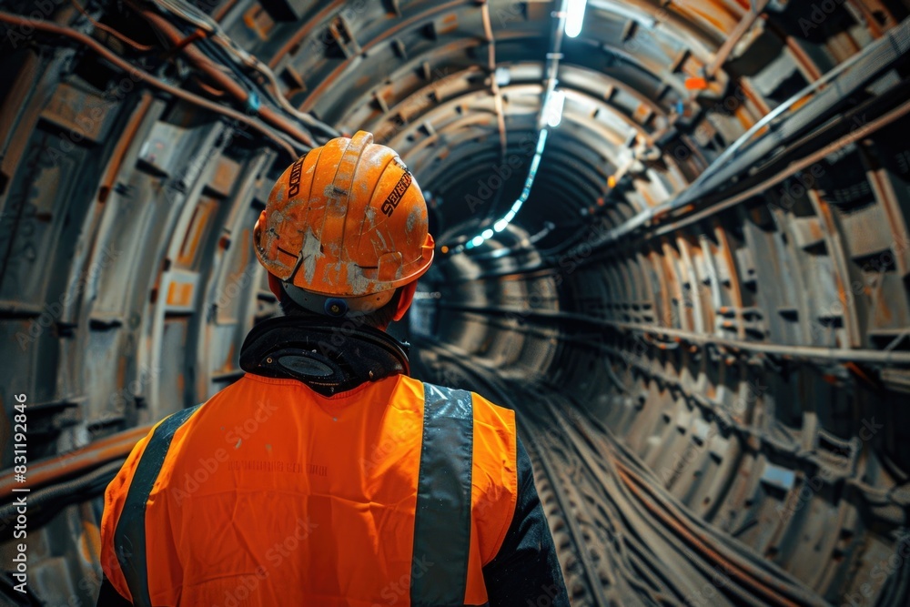 Boring Drill. Underground Construction Tunnel Drilling Machine for ...