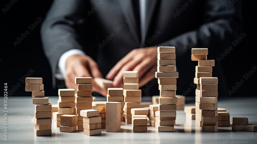 Legal Consultancy and Labor Law Concept - Businessman Building Legal ...