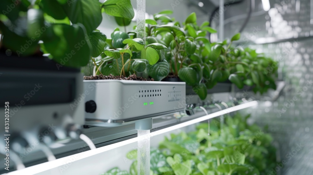 Aeroponic nutrient delivery system with misting technology, providing ...