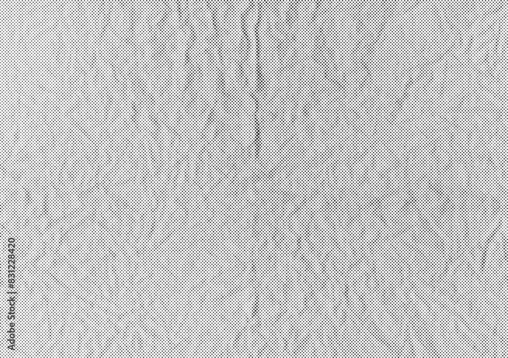 Halftone crumpled paper texture with a transparent background Stock ...