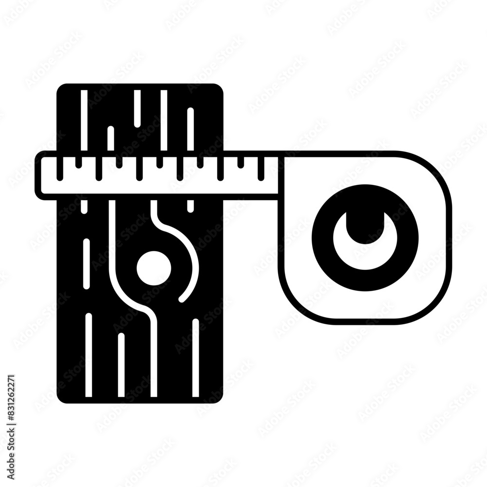 Measuring the Log with Logger Tape concept, Checking Size of Crooked ...