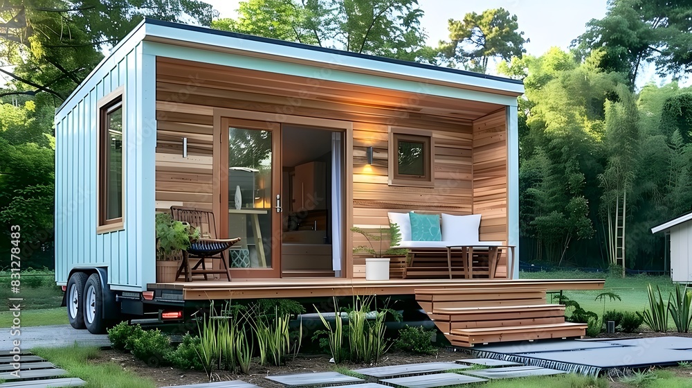 This tiny house concept embodies small living with a focus on ...