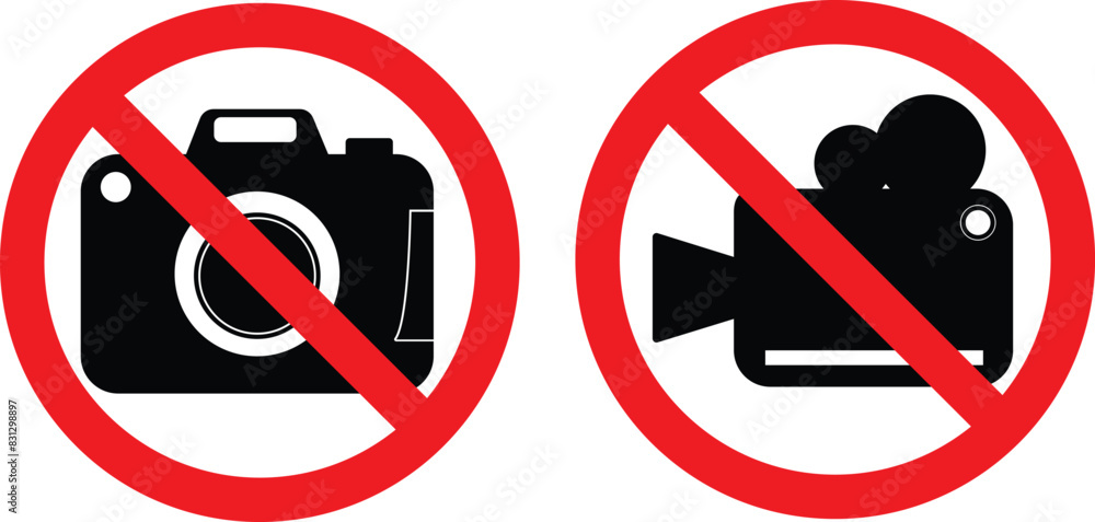 No Photography, No Videography, Mobile Camera Prohibited sign ...