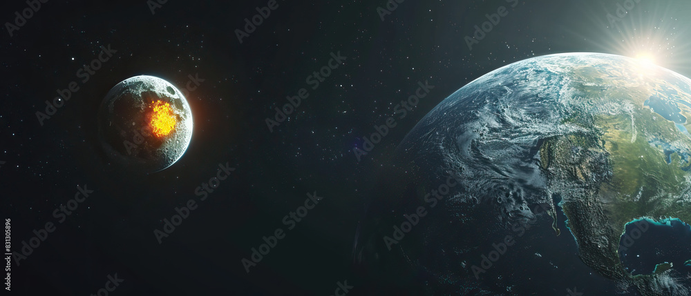 Modern clear, simple, beautiful space background, wallpaper, backdrop ...