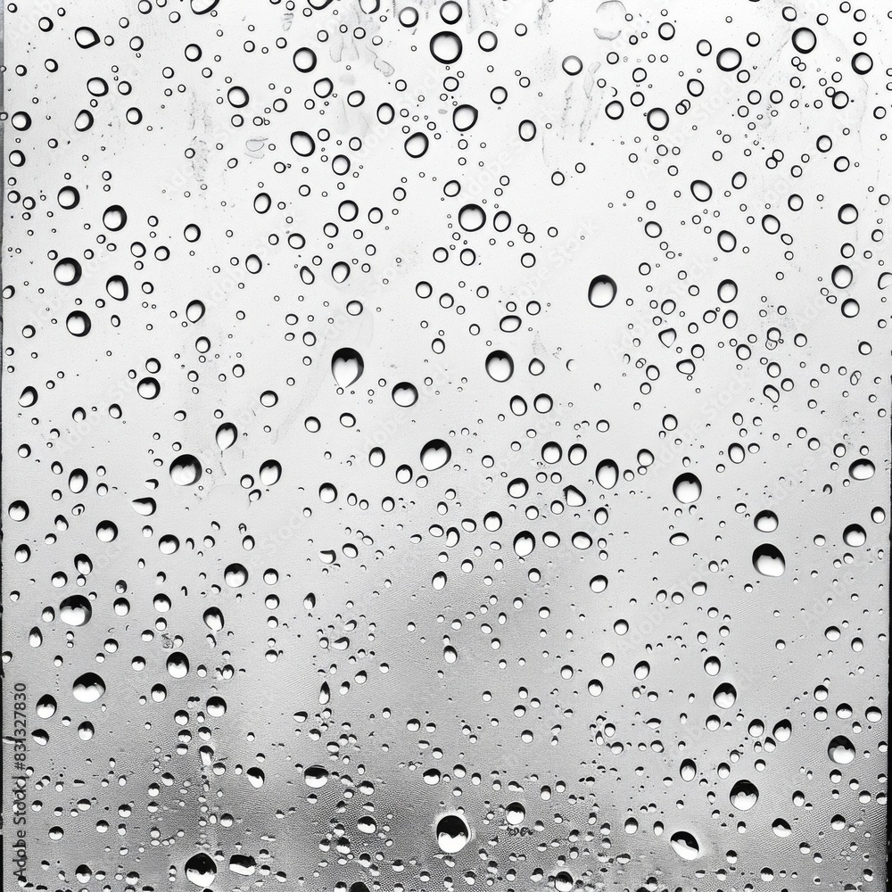 Rain water drops on the glass. Raindrops on window texture Stock ...