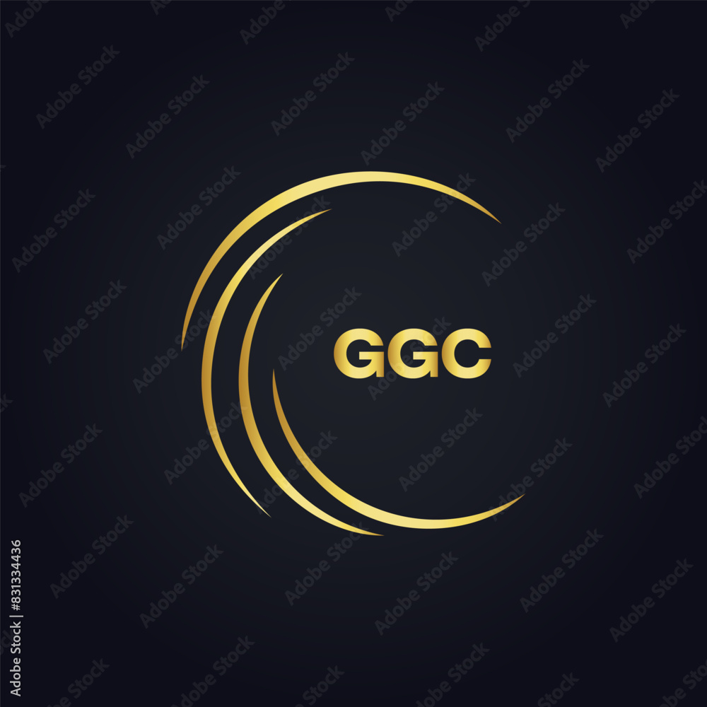 G G C, G G C design, G G C letter, G G C logo, GGC, GGC letter, GGC logo, GGC monogram, golden ...