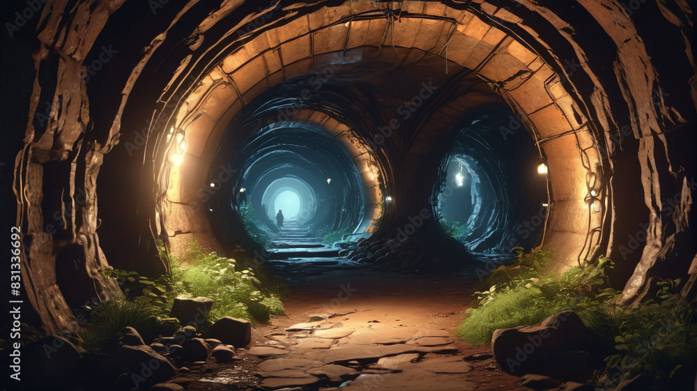 Deep in the Subterranean Labyrinth, twisted tunnels lead to hidden ...