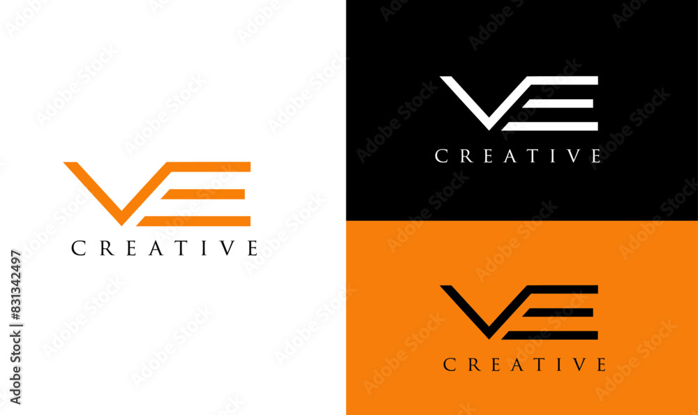 VE Letters Logo,VE logo design ,Ve logo png,Ve logo flat ,Ve logo ai ...