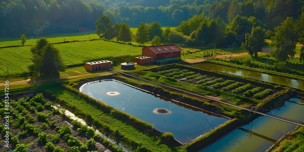 Eco-Friendly Farm with Biogas Units, Composting Facilities, and Zero ...