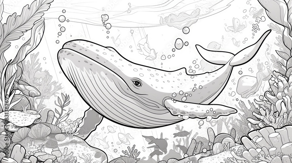 Dive into the captivating world beneath the waves with a fun color by ...