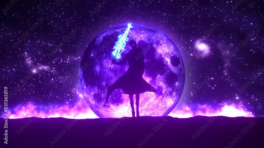 Anime wallpaper for PC, anime character with lightning sword ...