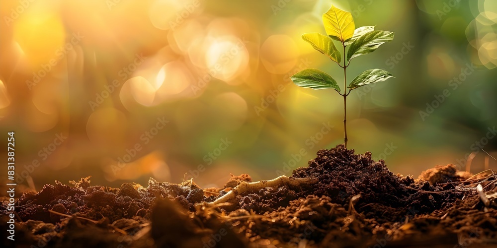 Understanding the Metabolic Functions and Life Cycle of Trees. Concept ...