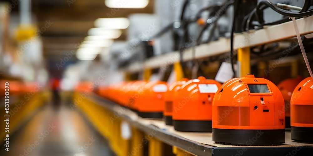 Monitoring fire alarm system in a factory to enforce security protocols ...