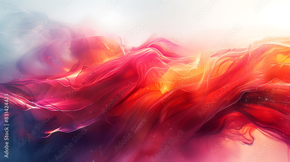 modern artwork with sharp dynamic lines and a vibrant color palette ...