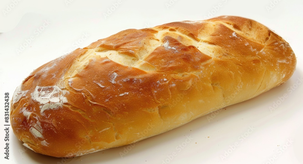 Italian Bread - Traditional Bakery Fresh Loaf with Crusty Texture Stock ...