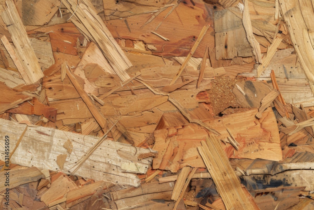 OSB board texture. Building panels from wooden chips. Simple pressed ...