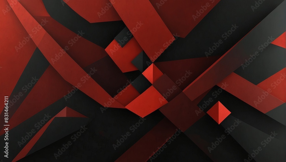 Abstract red background and black abstract , tech product background ...