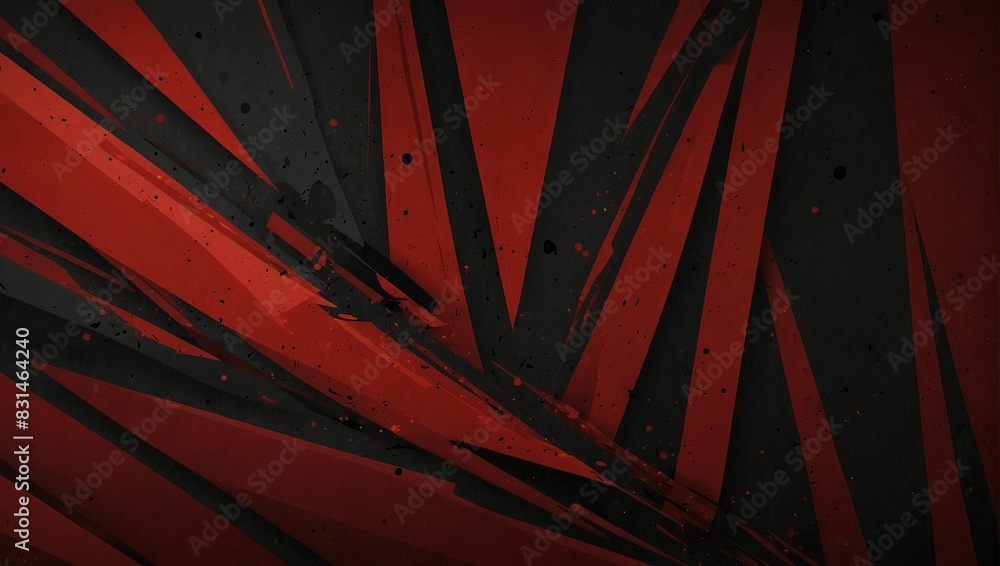 Abstract red background and black abstract , tech product background ...