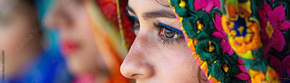 Outdoor cultural festival with art and craft stalls, folk dances, and ...