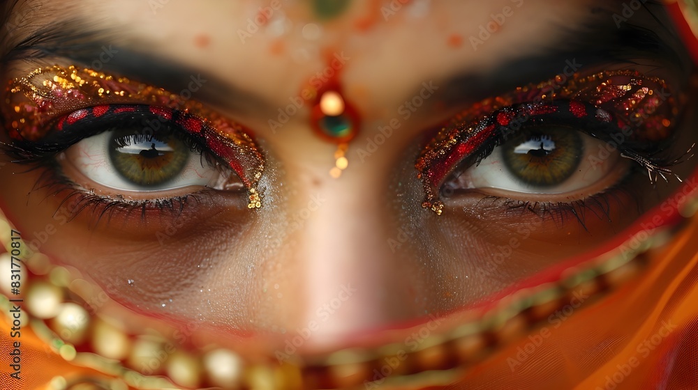 Spirited Indian Dancers Expressive Eye A Cultural Performances Focal ...