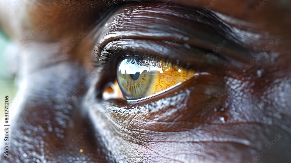 Sincere Gaze of a Proud Kenyan Man Cultural Expression and Humanity ...