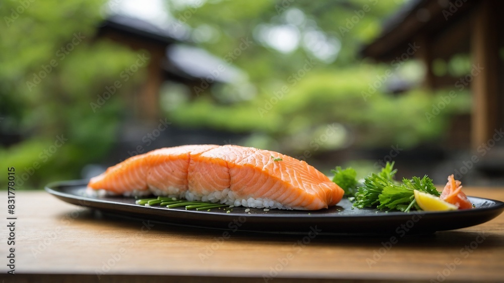 Poster Sake (Salmon) Nigiri, Japan Food – Wall Art | UkPosters