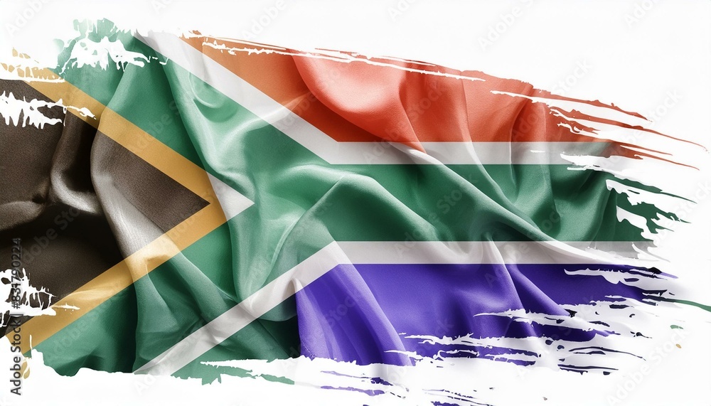 red and white paint flag, collage of scissors, country flag wallpaper ...