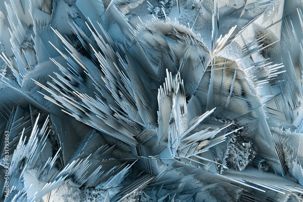 Ilustracja Stock: A high-resolution microscope view of a salt crystal ...