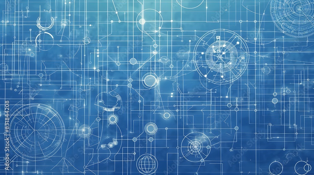 complex blueprint flowchart algorithm Stock Illustration | Adobe Stock