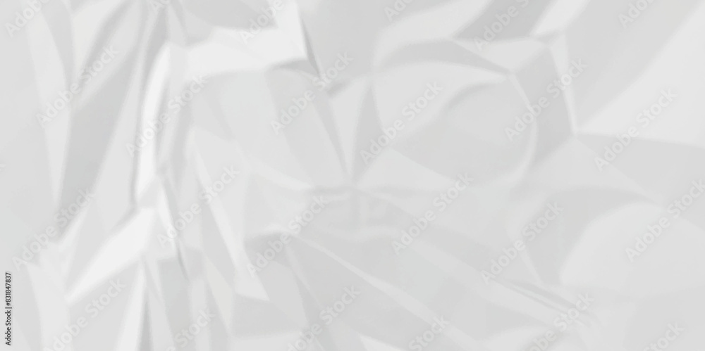 White fabric background. white crumpled paper background texture ...