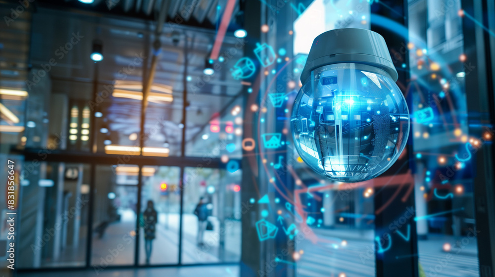 In urban spaces, cameras with biometric technology are an integral part ...