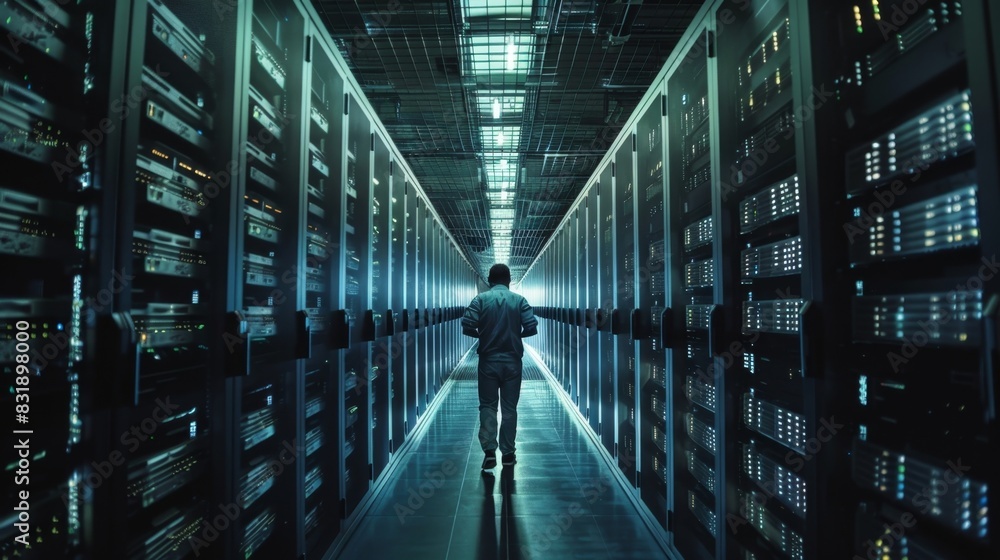 Amidst the sea of servers in the Petabyte Data Center I couldnt help ...