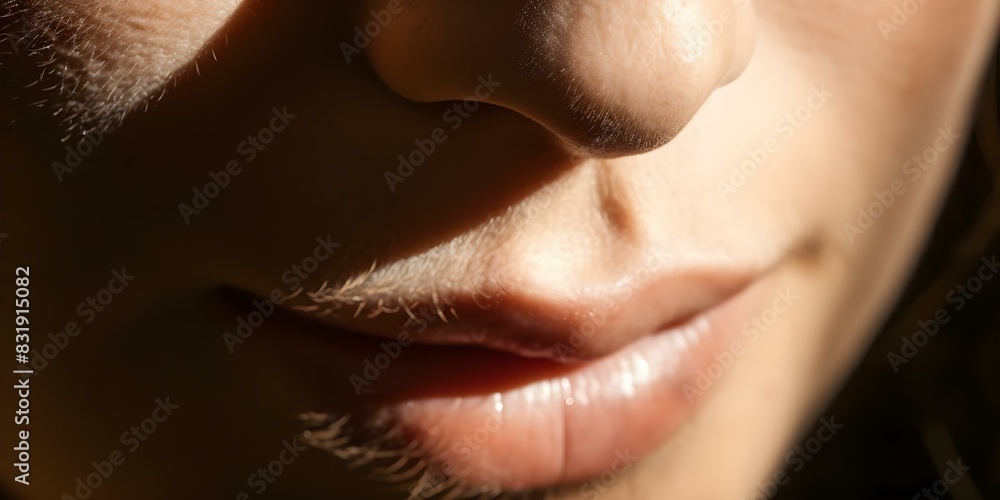 Crooked nose casting artistic shadow telling stories through imperfect ...