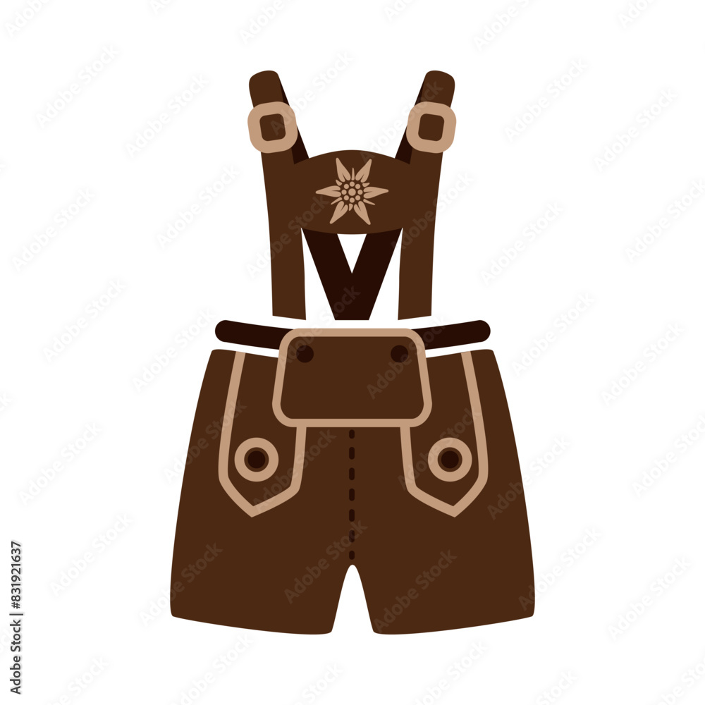 Leather pants. Lederhose. These are traditional German leather shorts ...