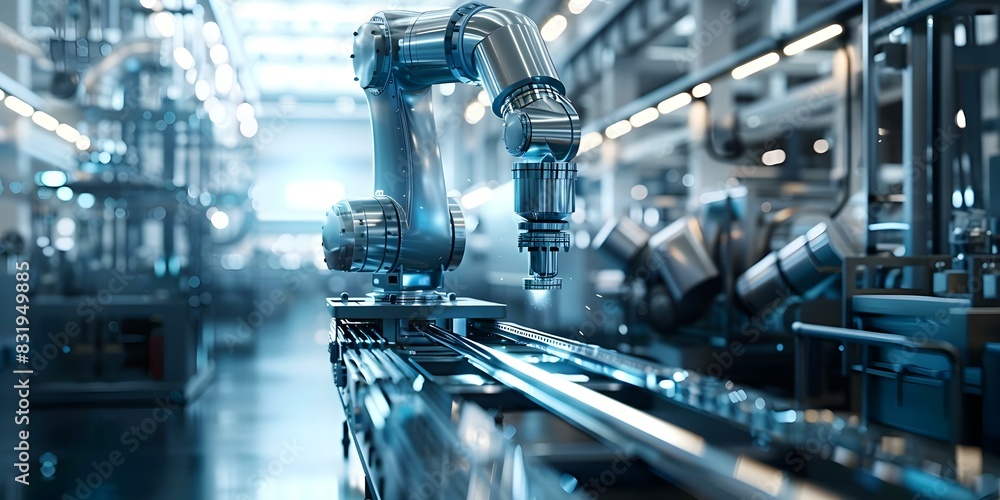 Industrial Machinery for Producing Metal Products in a Manufacturing ...