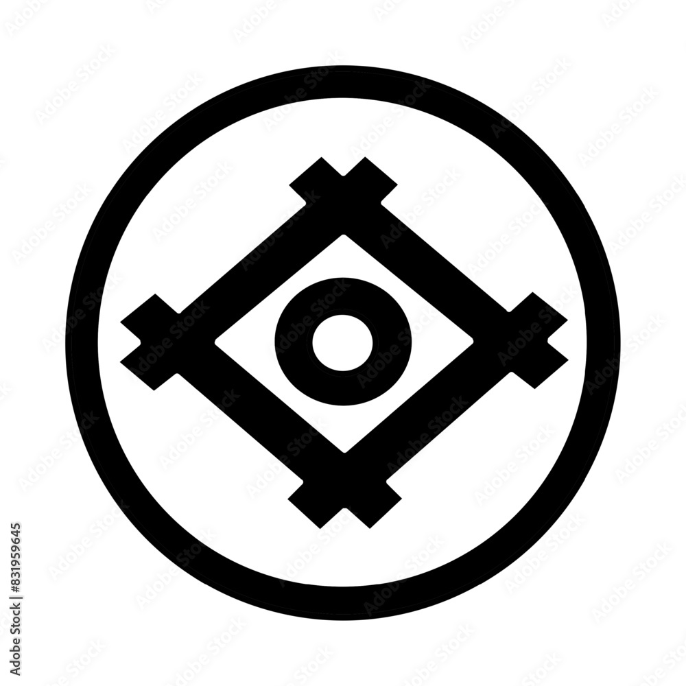 Japanese style design Sign. Japanesse Kamon Symbols of Japan kamon ...