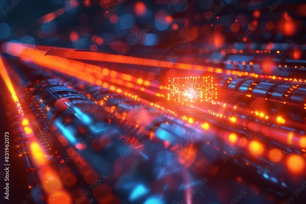 Secure Communication System Concept Illustration depicting the concept ...