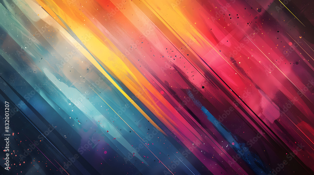 An abstract background with a spectrum of diagonal lines. Use a range ...