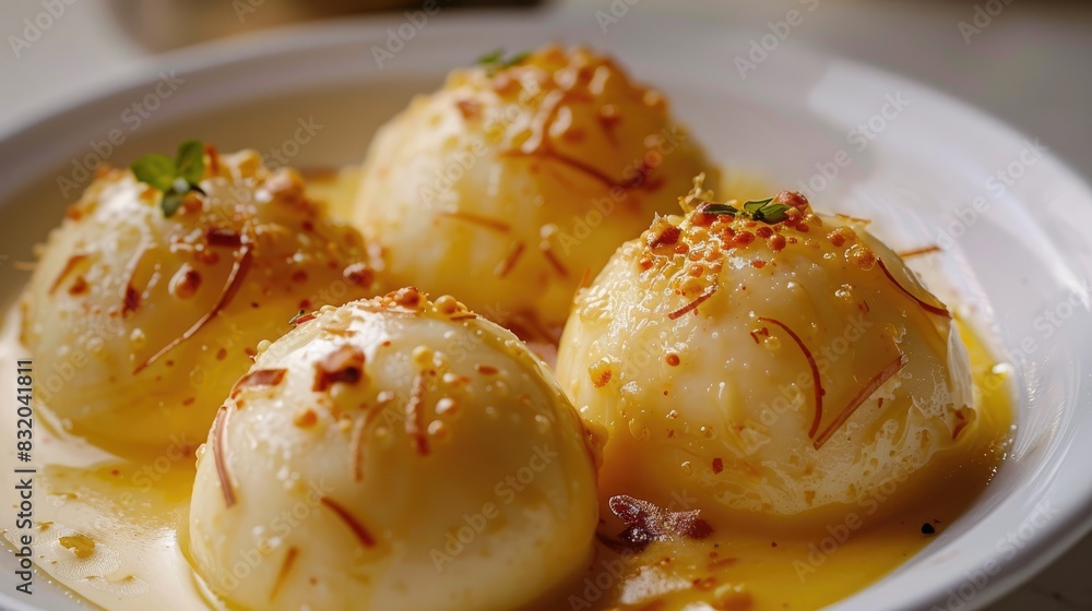 Bengali dessert made of Malai Chop or Cream sandwich filled with ...