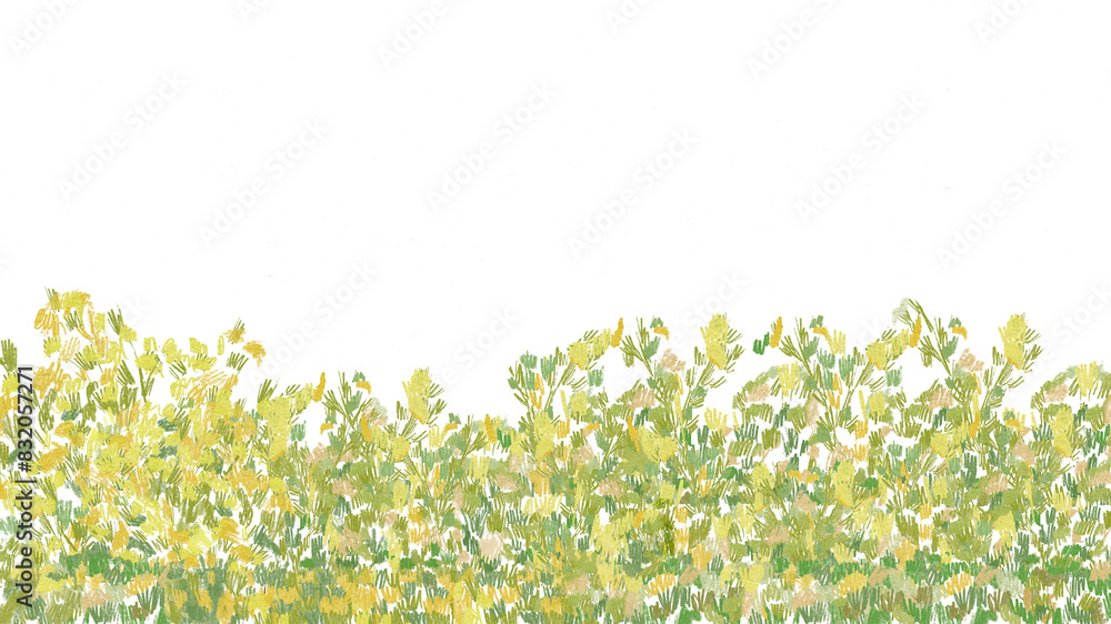 Png green bush border illustration, transparent background Stock ...