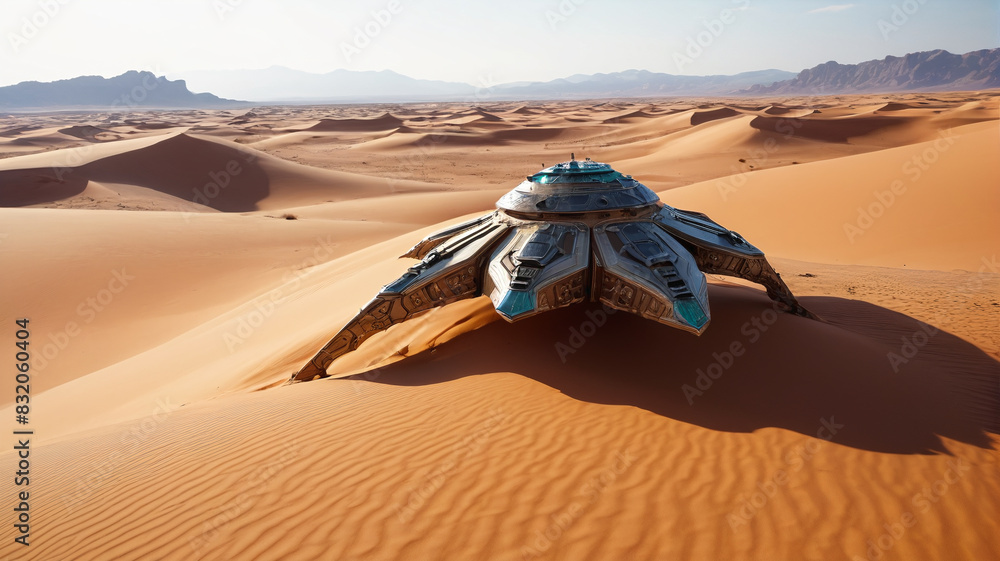 On the desert planet of Aridia, nomadic alien clans traverse vast sand ...
