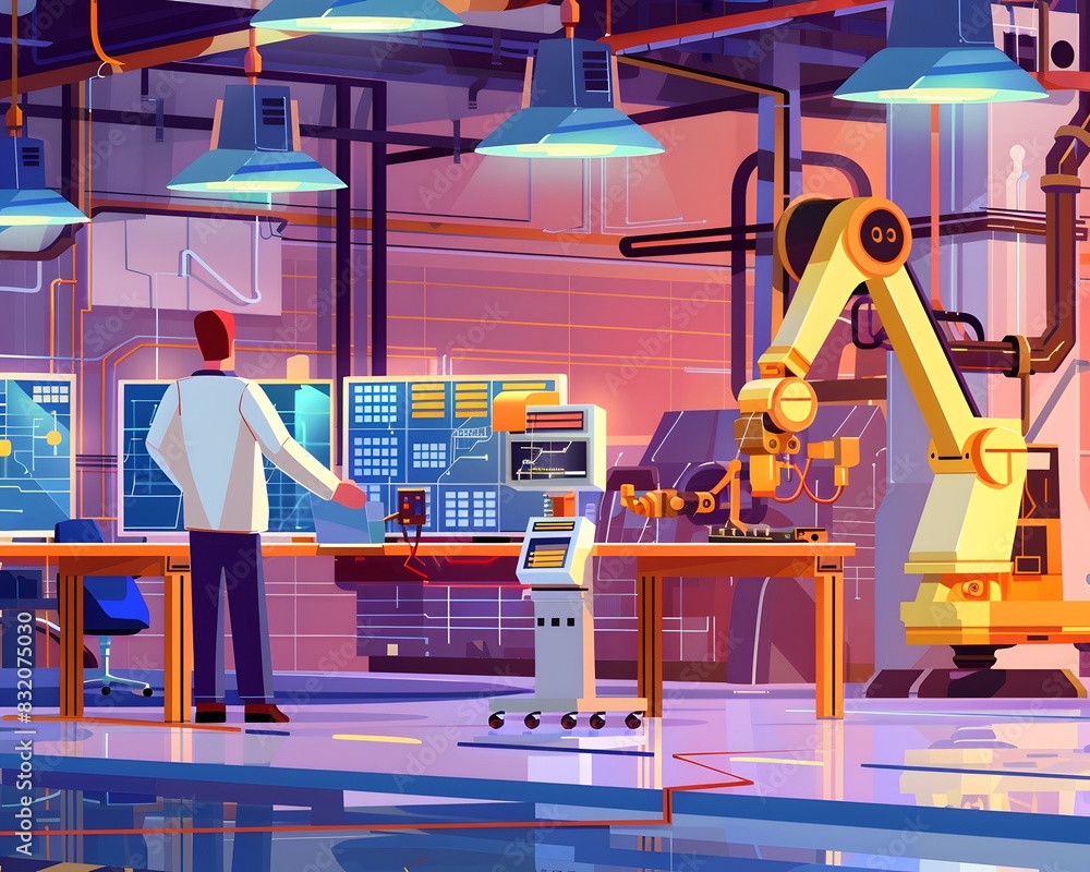 Illustration of Utilizing data analytics and machine learning to ...