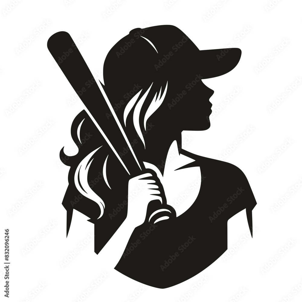 Baseball Girl SVG, Baseball Player SVG, Woman SVG, Softball SVG ...