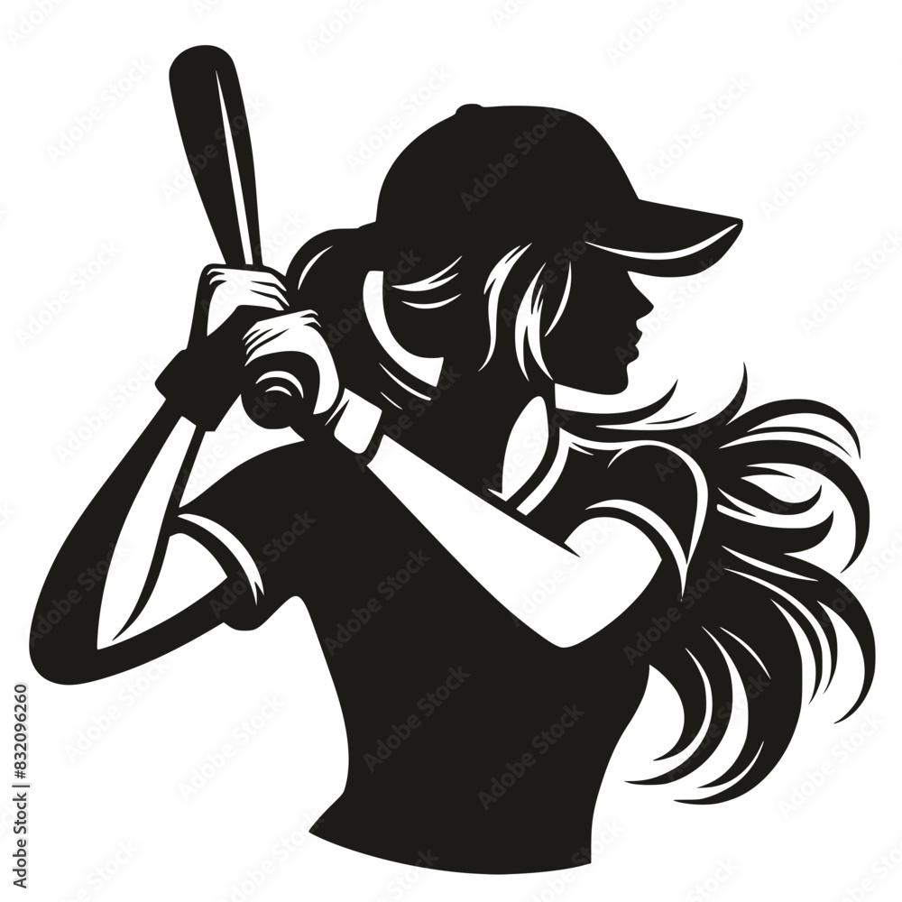 Baseball Girl SVG, Baseball Player SVG, Woman SVG, Softball SVG ...