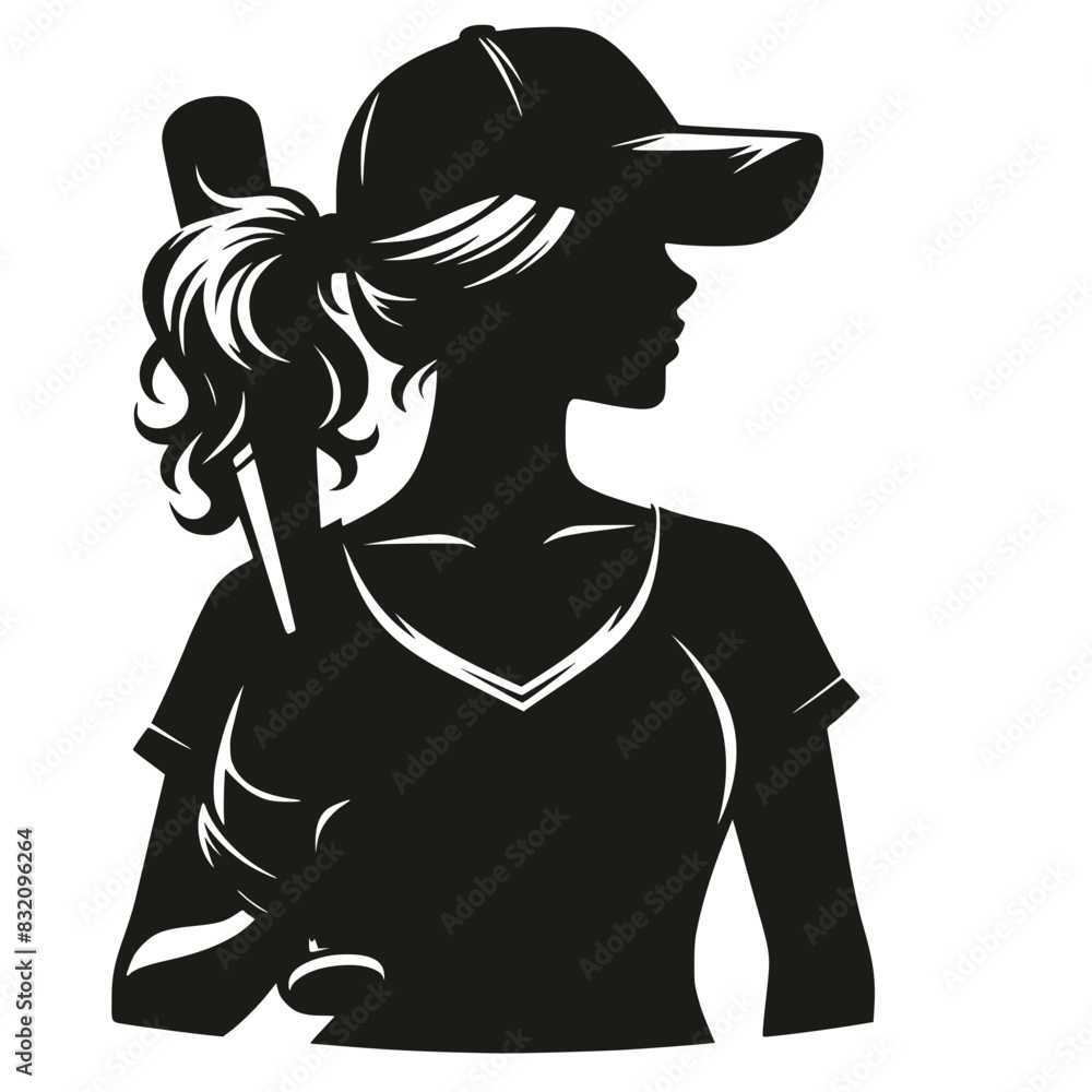 Baseball Girl SVG, Baseball Player SVG, Woman SVG, Softball SVG ...