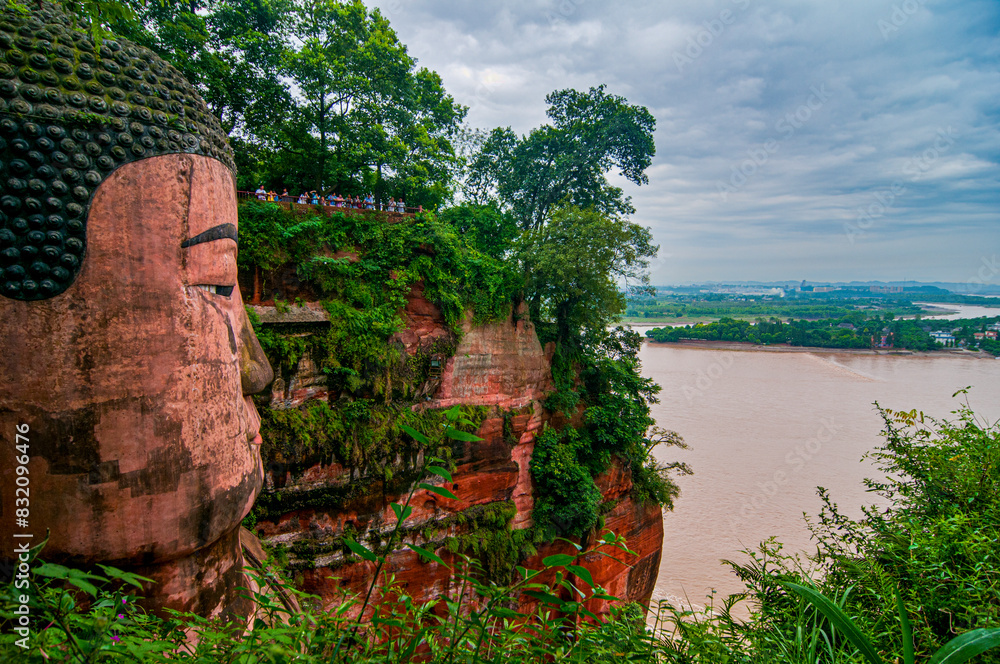 Leshan Giant Buddha, the largest stone Buddha on earth, Mount Emei ...