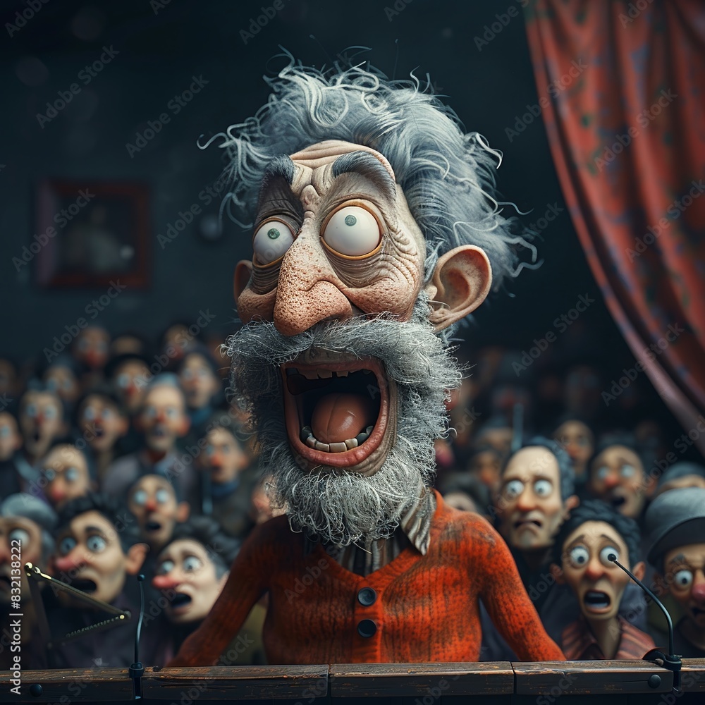 Craft a visually engaging design presenting detailed side views of ...