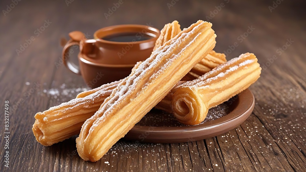 stock photo of A churro is a type of fried dough Food Photography (1 ...